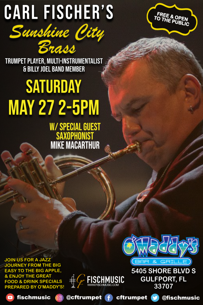 An Afternoon with Carl Fischer’s Sunshine City Brass at O’Maddy’s ...